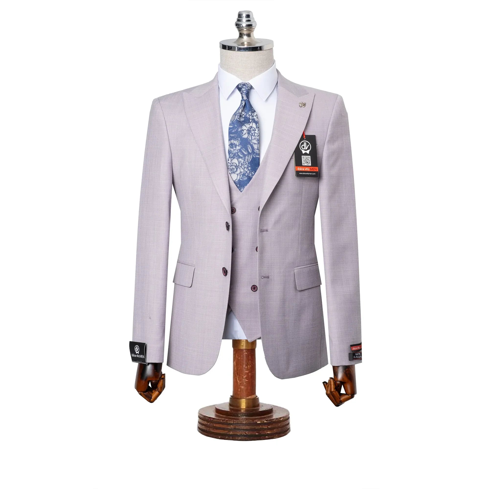 Vincenzo | Heather 3-Piece Tailored-Fit Suit – VANITY HARVEST