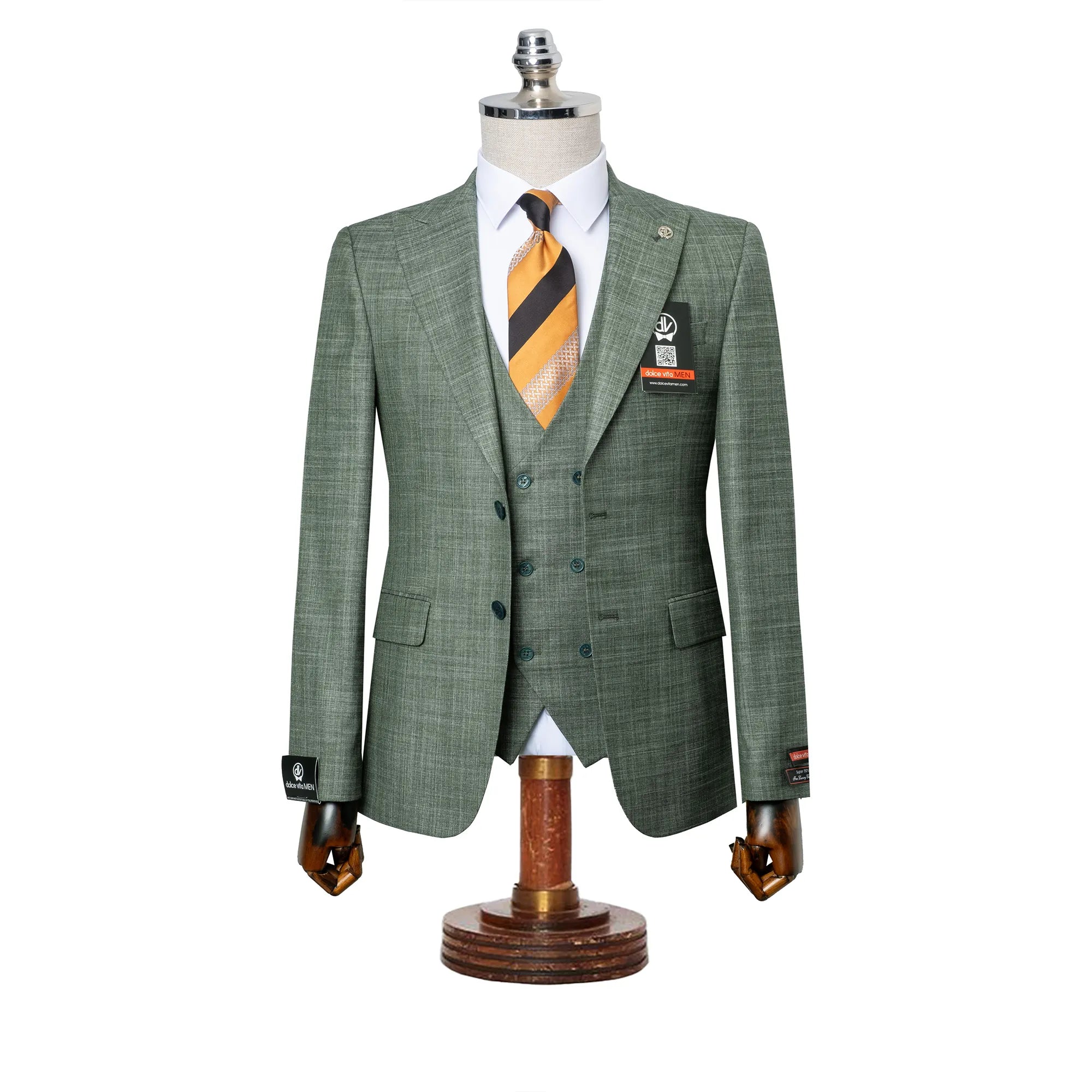 Vincenzo | Hunter Green 3-Piece Tailored-Fit Suit – VANITY HARVEST