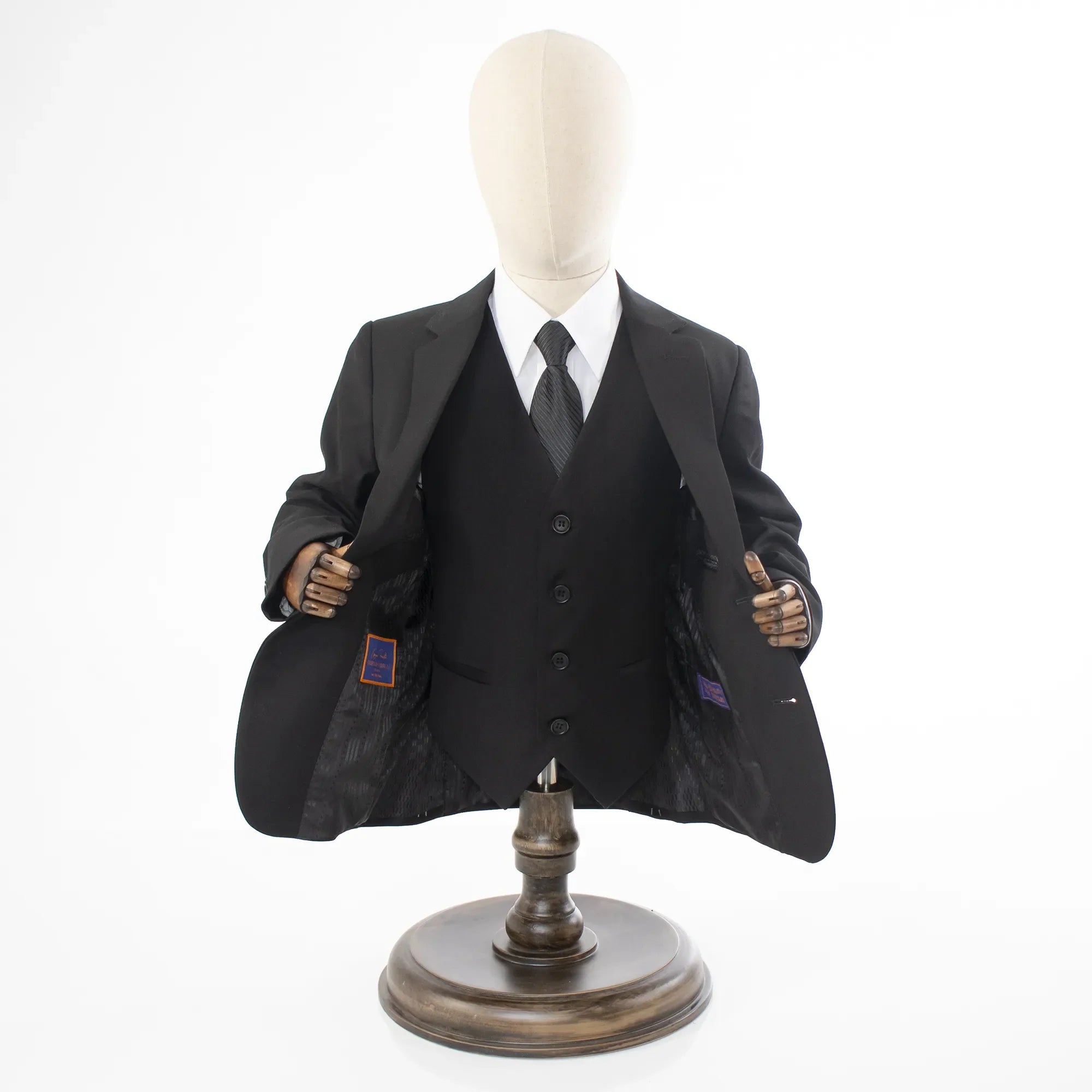 Black Premium 3-Piece Kid's Suit – VANITY HARVEST